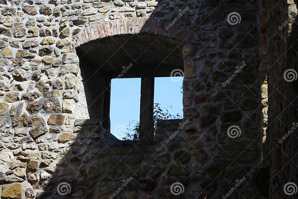 Ancient Castle Turning To Rubble Stock Photo - Image of nature ...