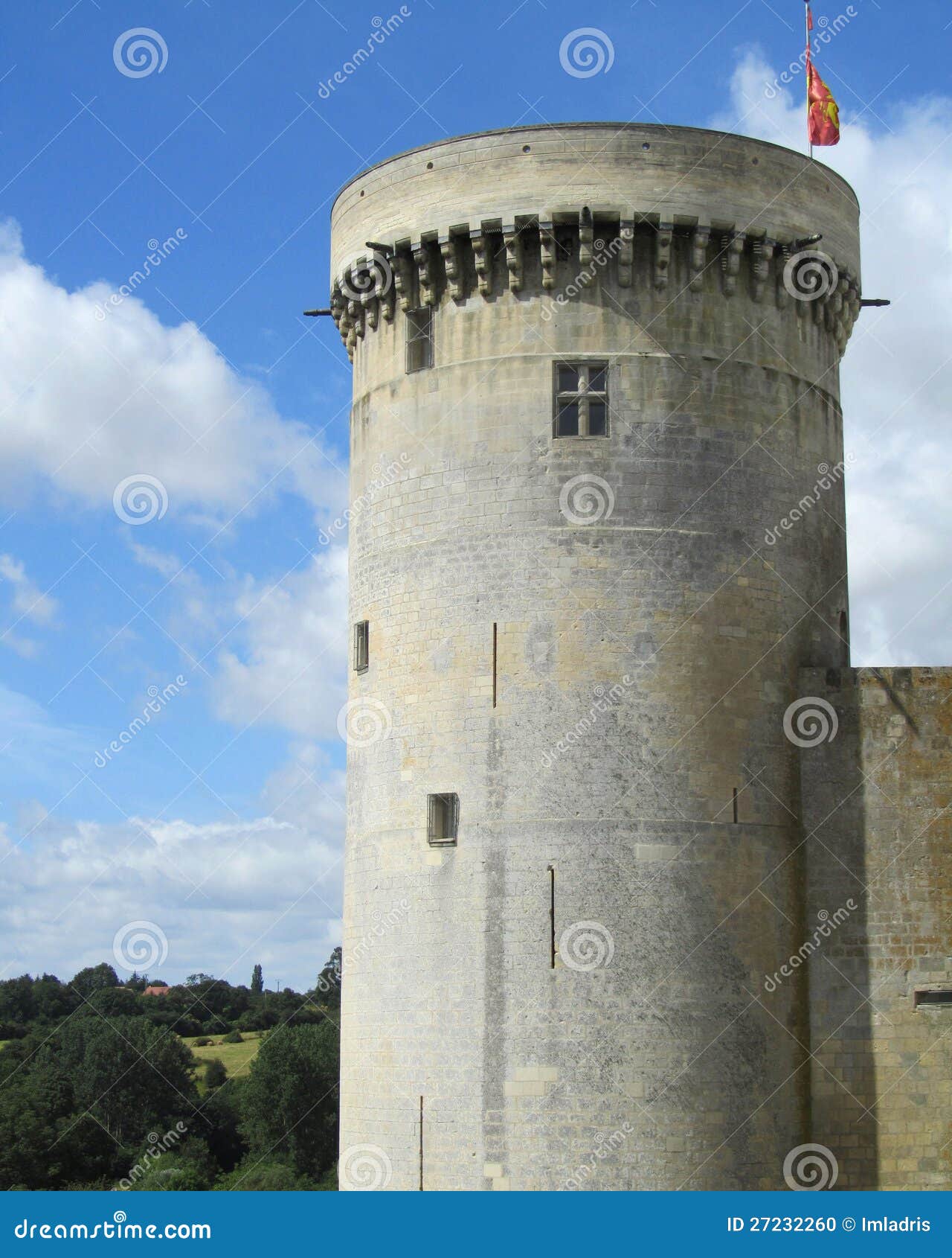 Ancient Castle Turret stock photo. Image of wall, norman - 27232260