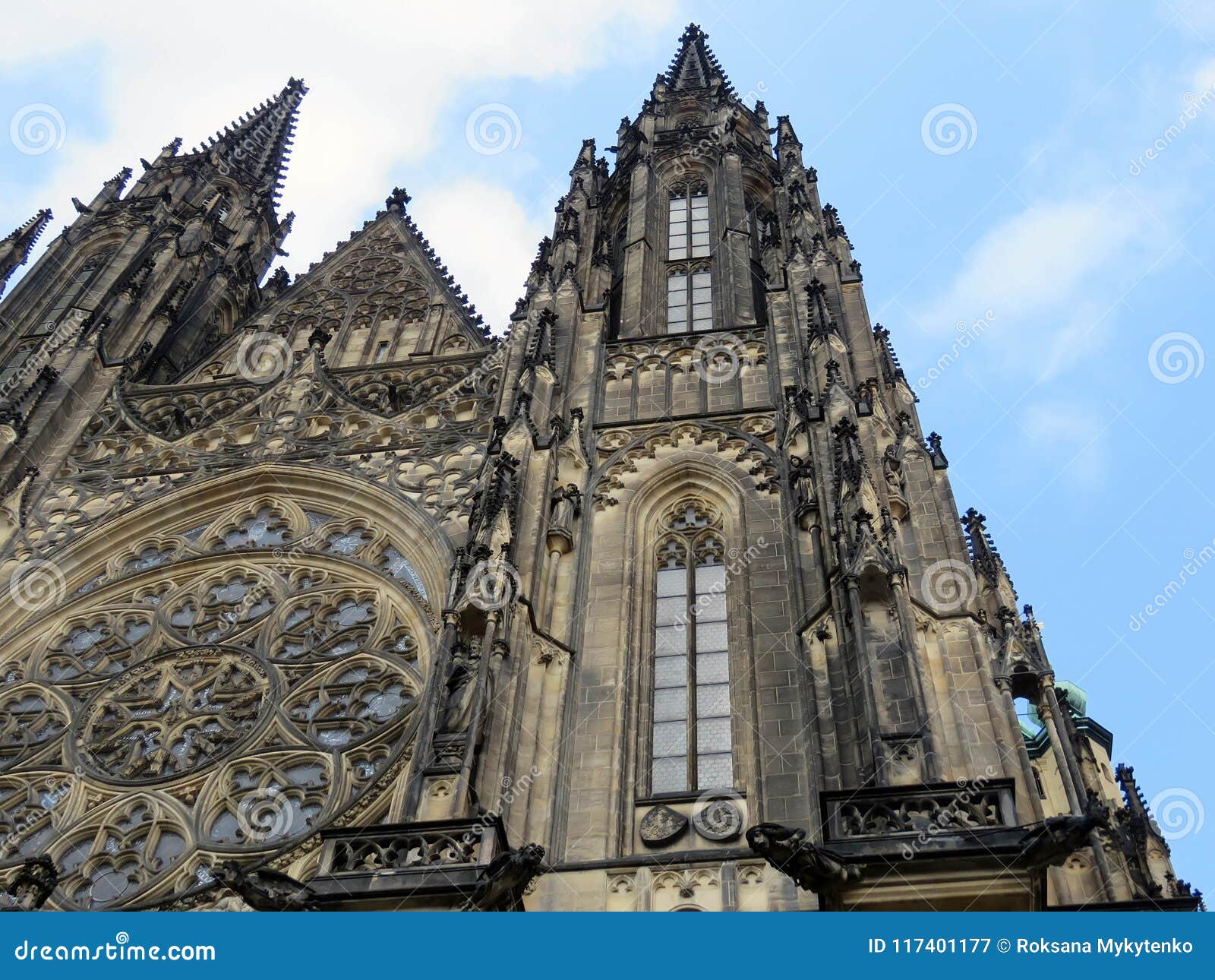 Ancient castles in Prague stock image. Image of ancient - 117401177