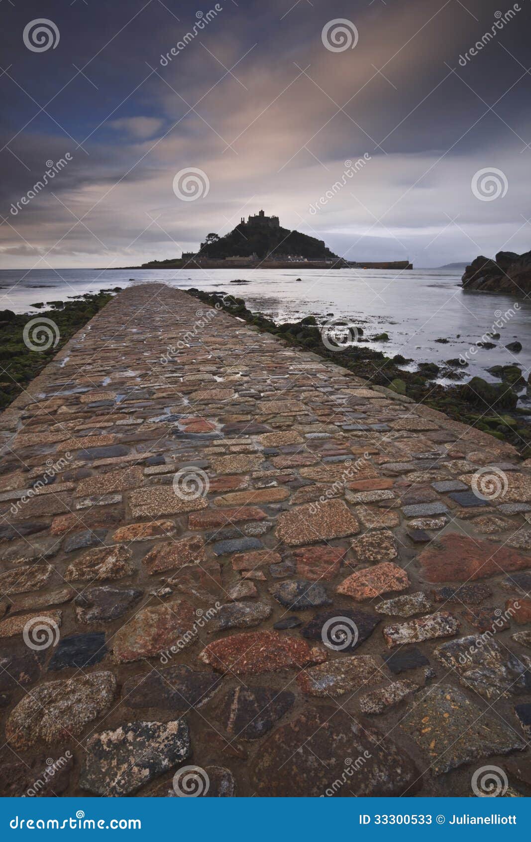 Ancient causeway stock image. Image of michaels, marazion - 33300533