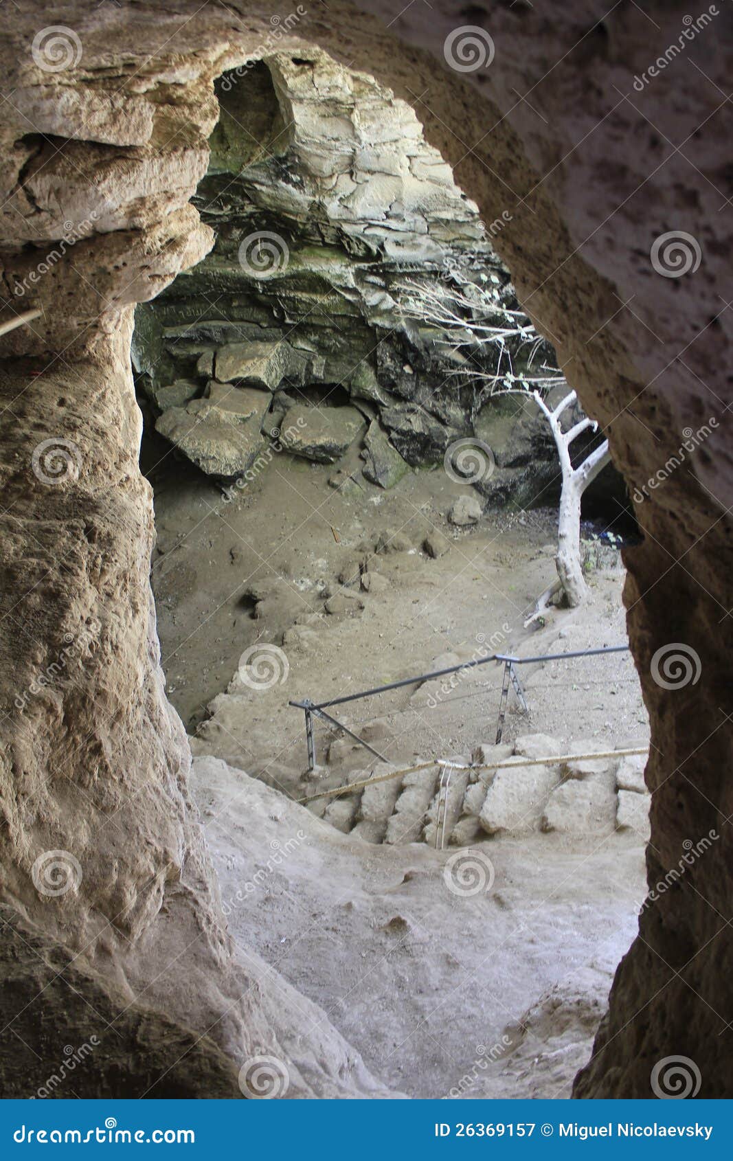 Ancient Cave of Adulam stock image. Image of hideout - 26369157