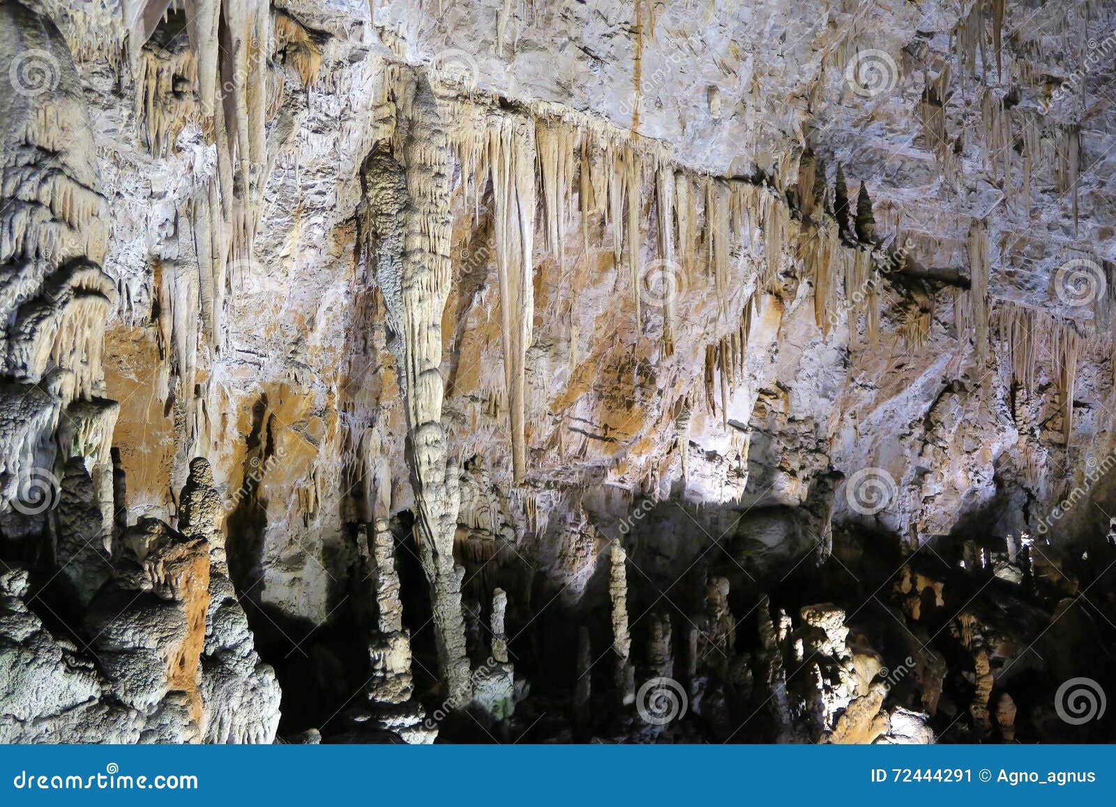 Ancient cave stock image. Image of cavern, dripstone - 72444291