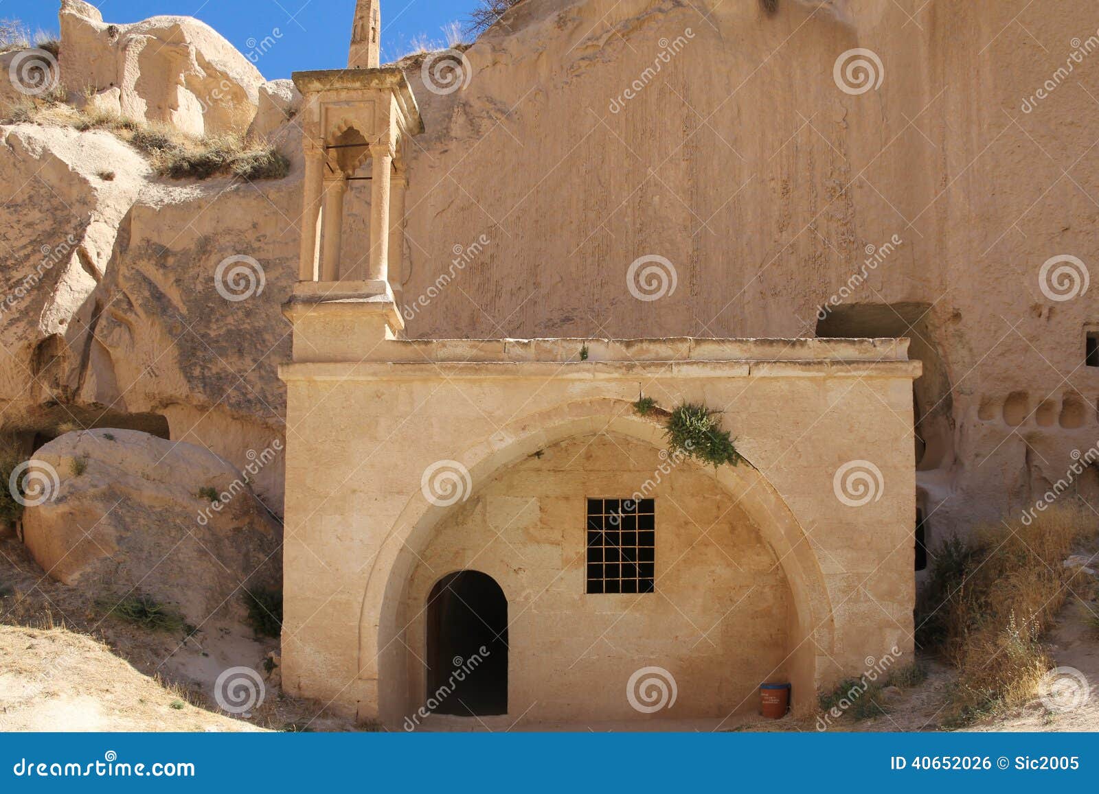 Ancient Cave Mosque stock photo. Image of ancient, outside - 40652026