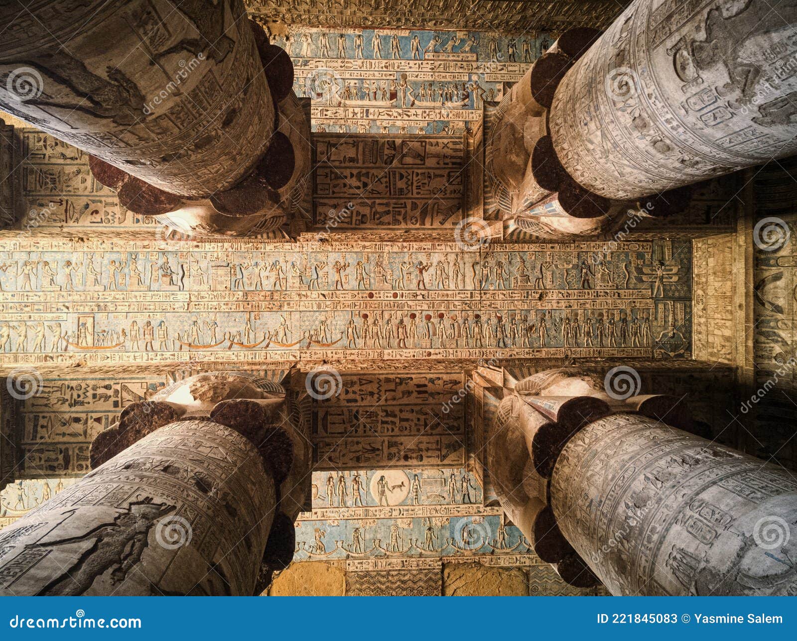 Ancient ceiling carving stock image. Image of carving - 221845083