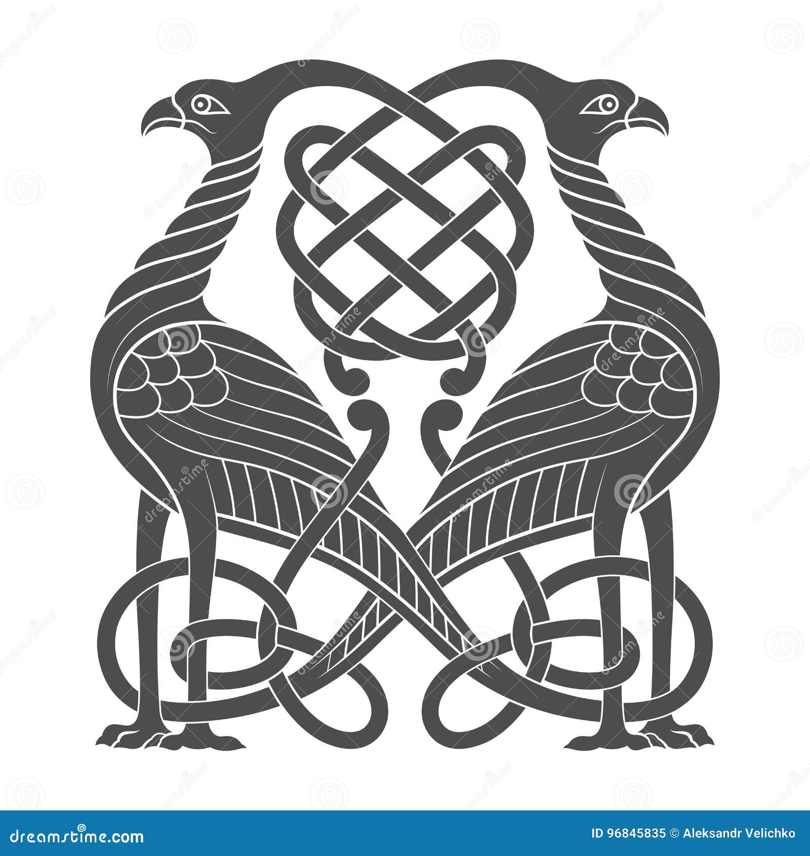 Celtic Knot Bird Stock Illustrations – 463 Celtic Knot Bird Stock ...