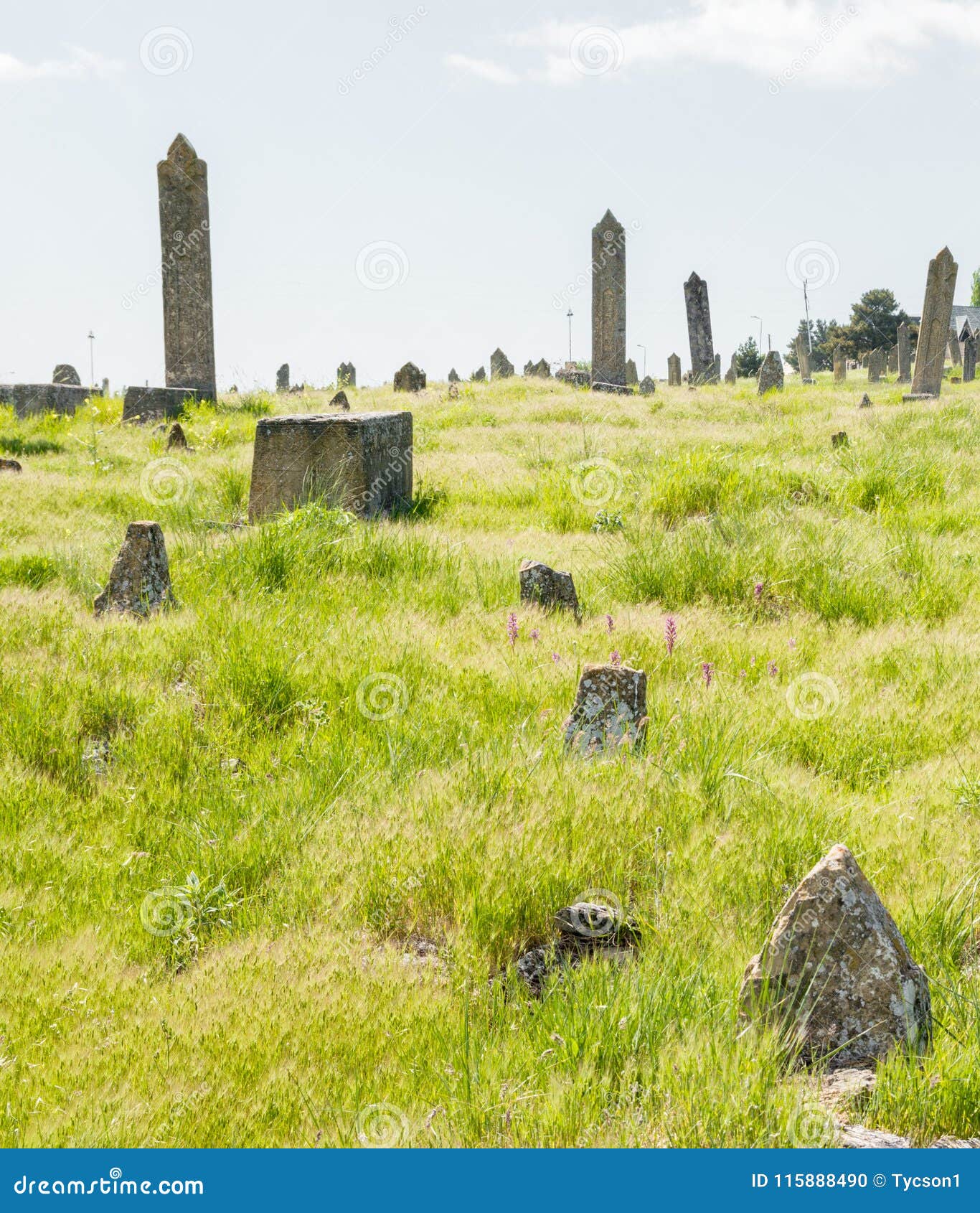 Graves of ancient burials stock photo. Image of dark - 115888490