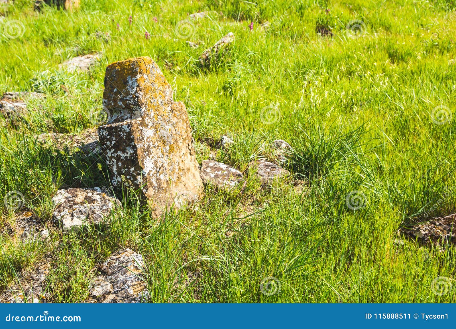 Graves of ancient burials stock image. Image of graves - 115888511