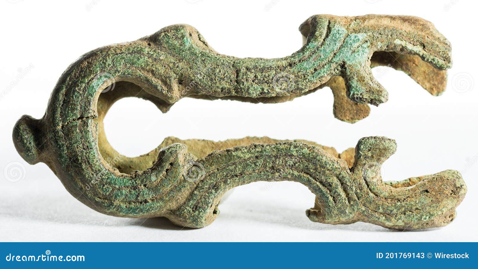 Ancient Chape Of A Sword Scabbard, Possibly Medieval Stock Photography ...