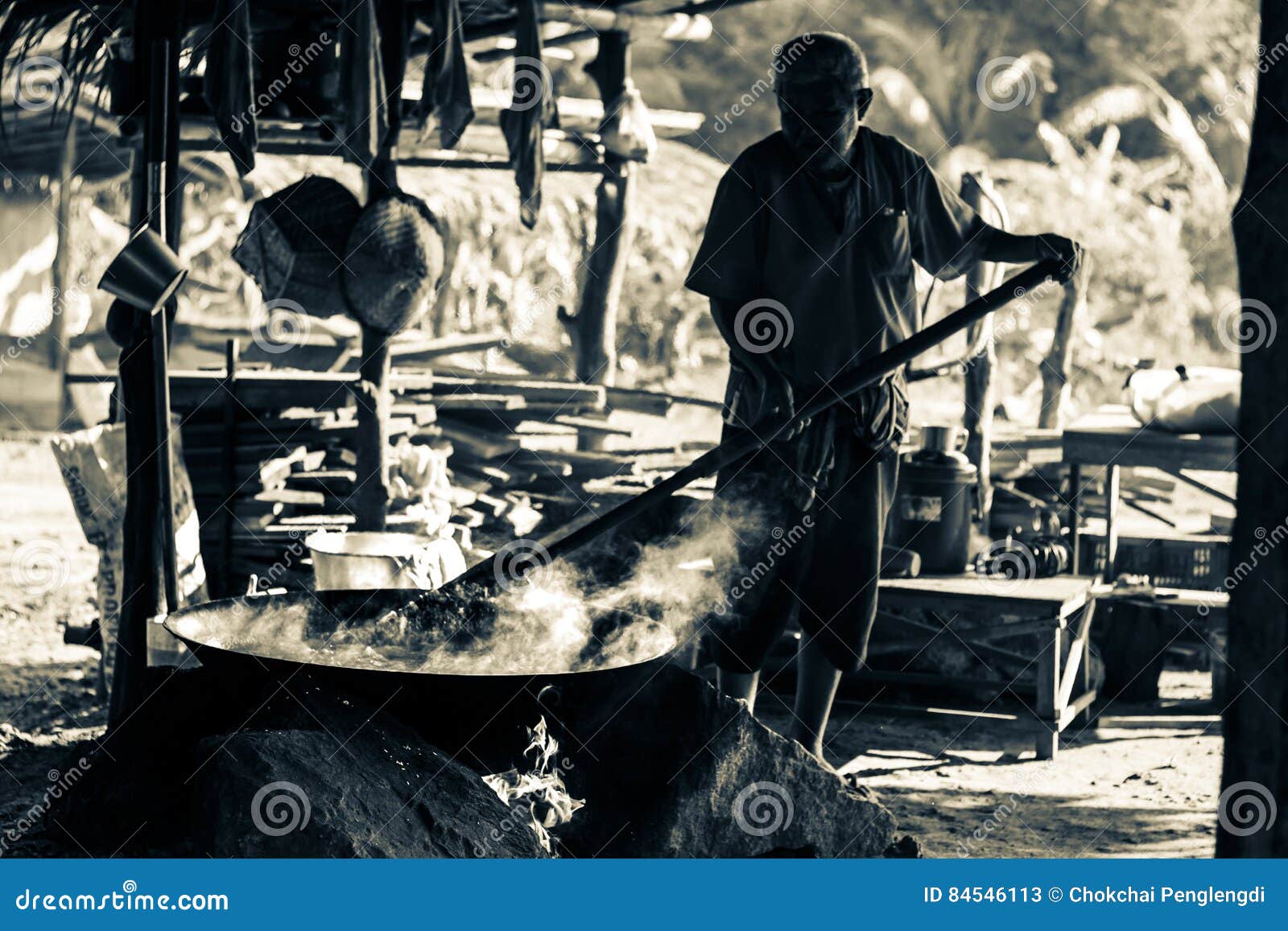 Ancient Chef in Thailand,the Retro Thailand Editorial Stock Photo ...
