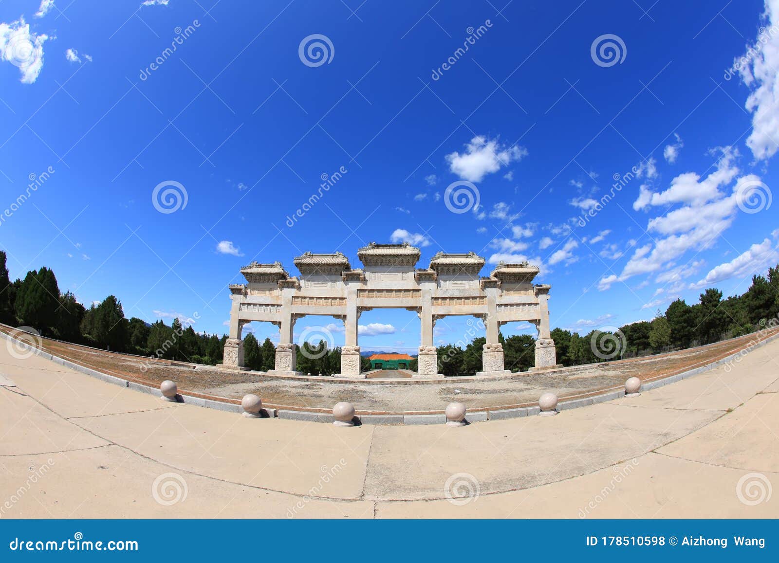 Chinese ancient stone arch stock photo. Image of dongling - 178510598