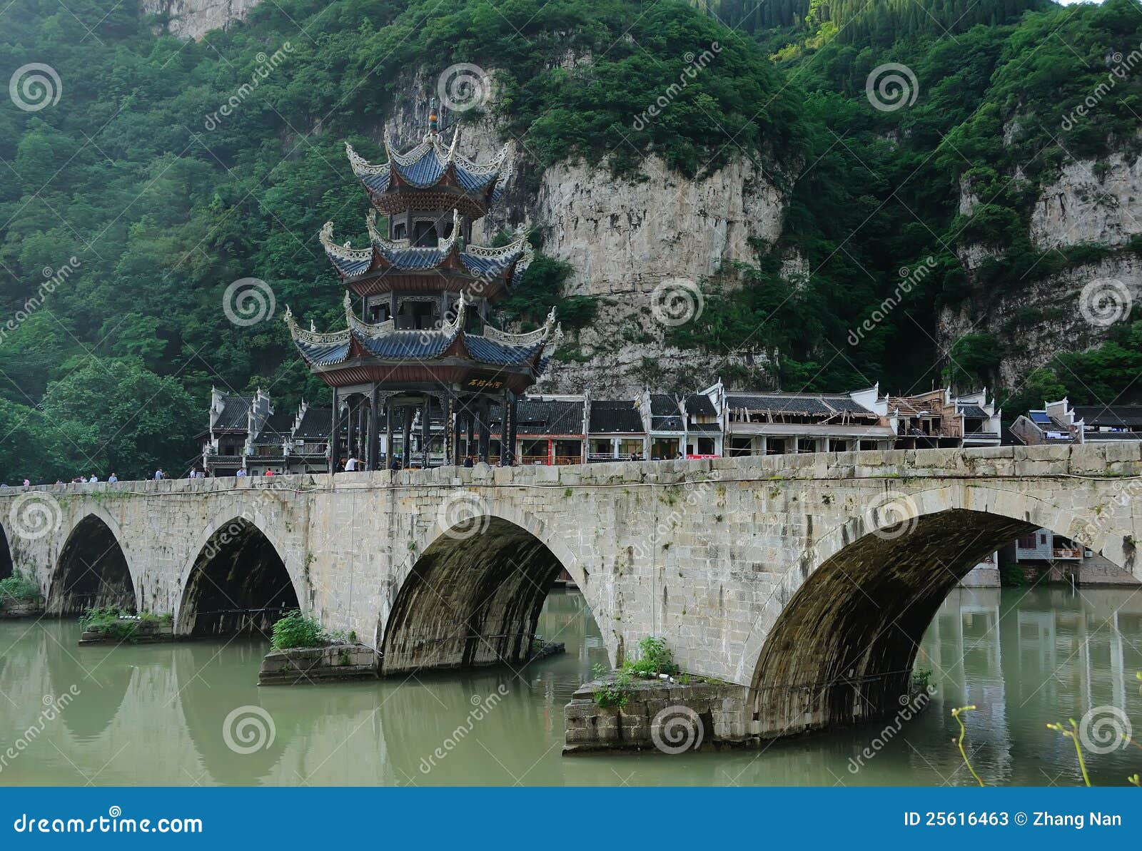 Ancient chinese bridge stock image. Image of ancient - 25616463