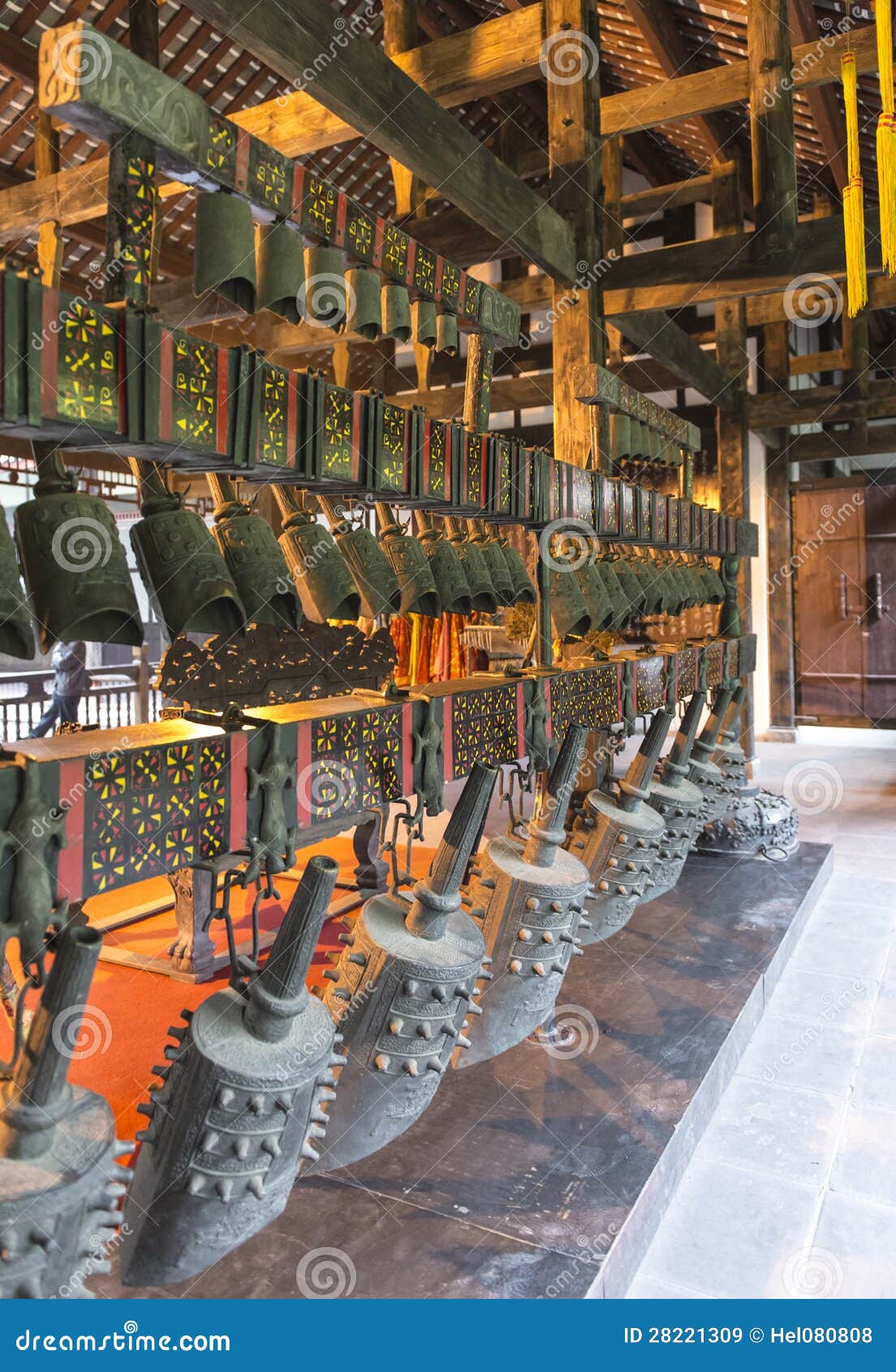 Ancient Chinese Bronze Chime Stock Image - Image of bells, traditional ...
