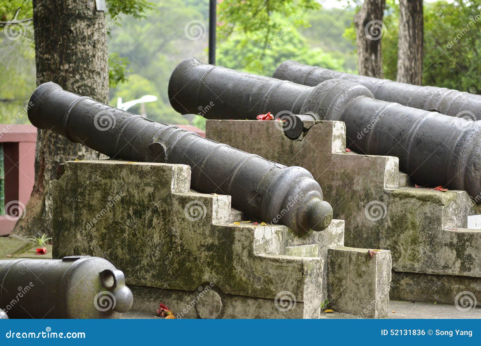 Ancient Chinese cannon stock photo. Image of antique - 52131836
