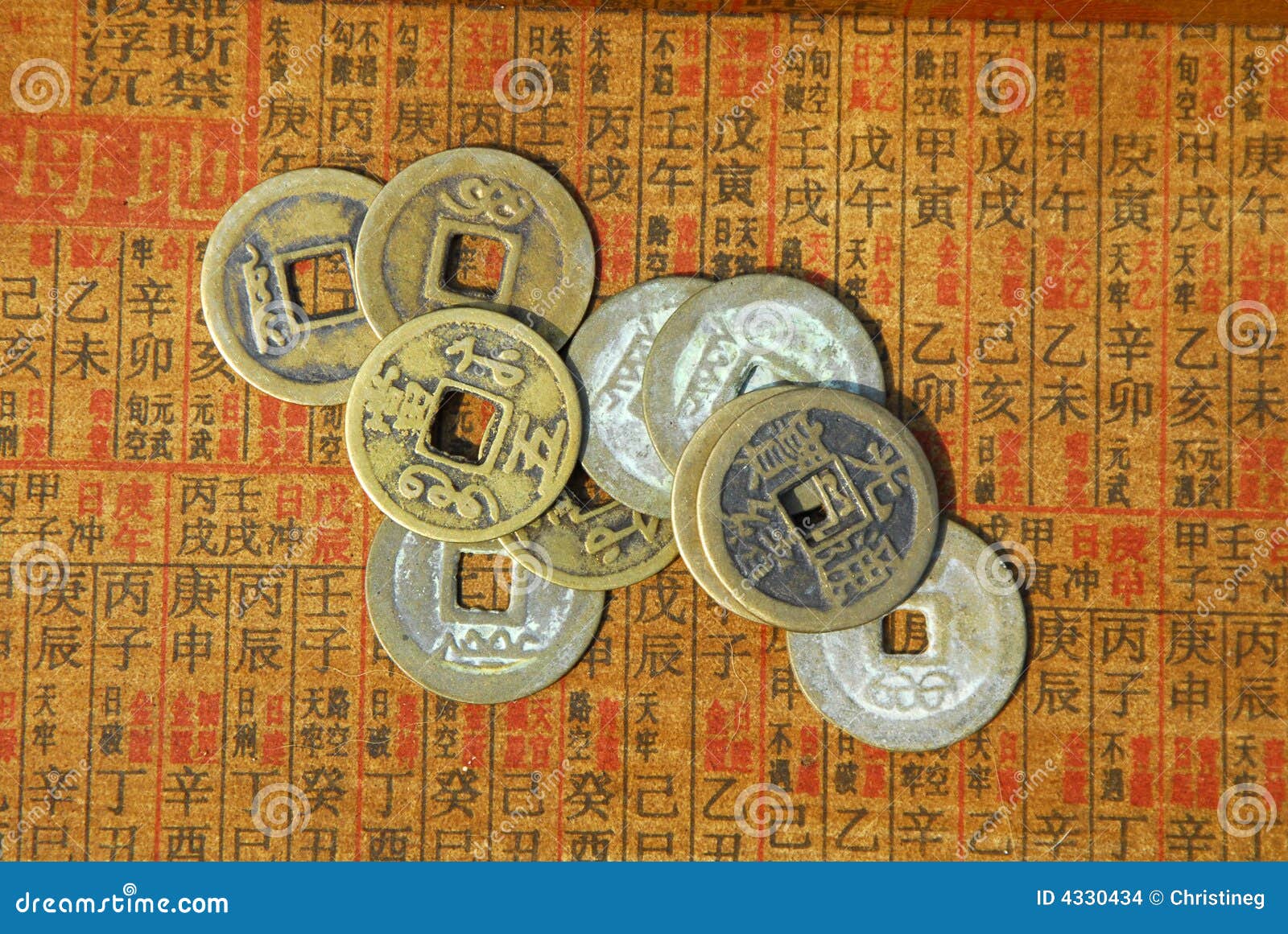 Chinese Coins Royalty-Free Stock Image | CartoonDealer.com #9656860