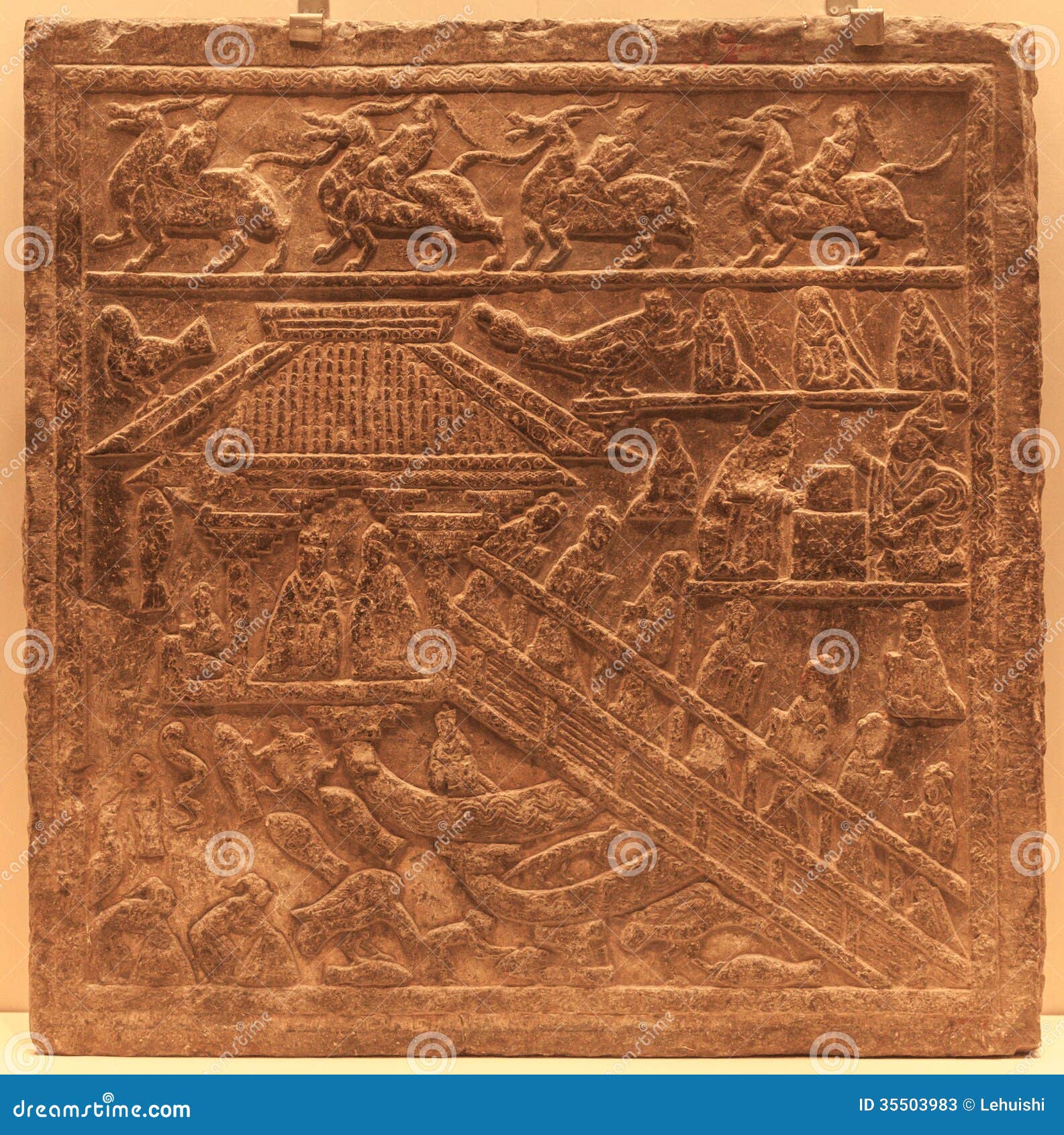 Ancient Chinese Decorative Pattern Textured Background Stock Image ...