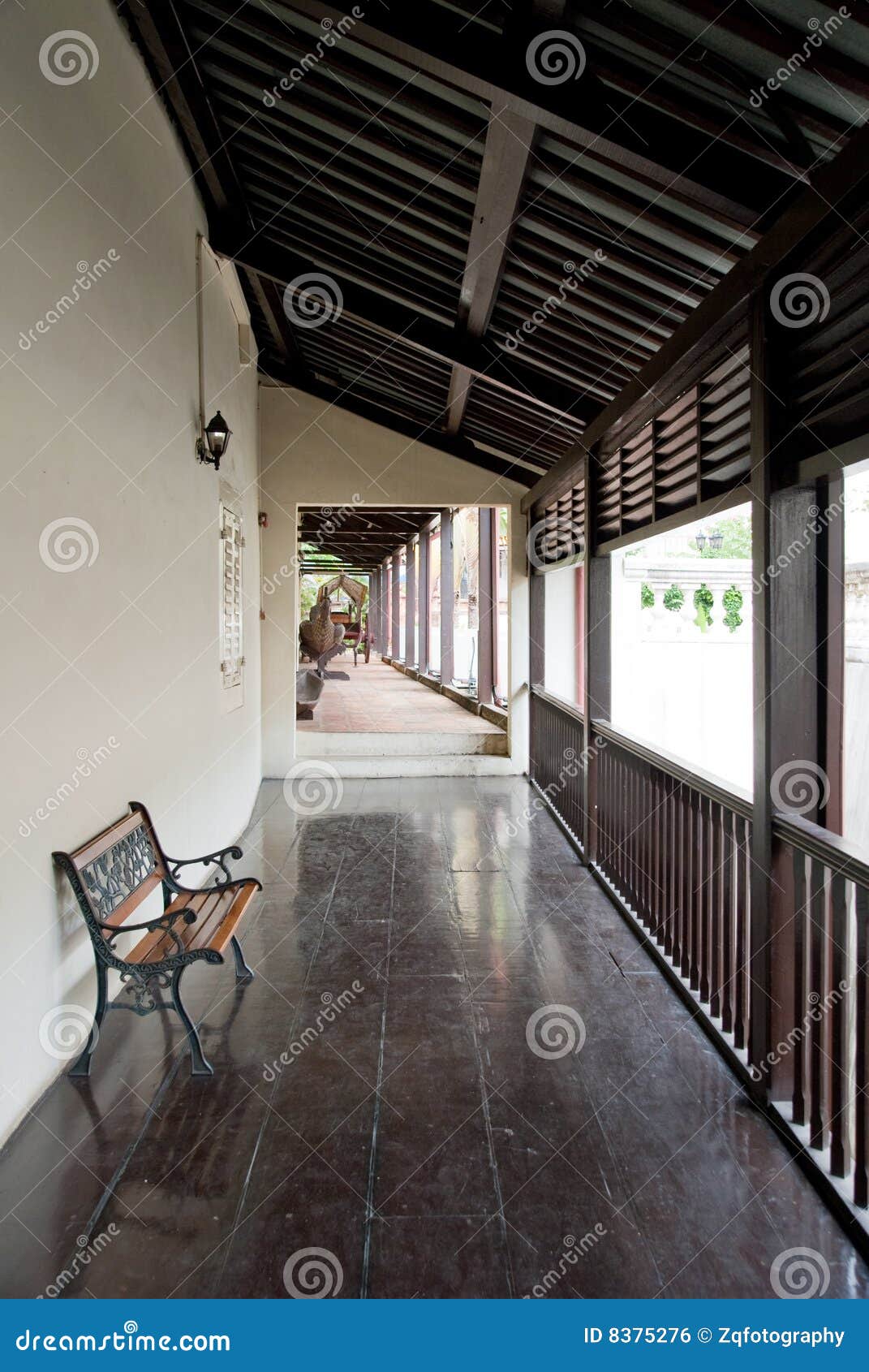 Ancient Chinese House Interior Stock Photo - Image of empty ...