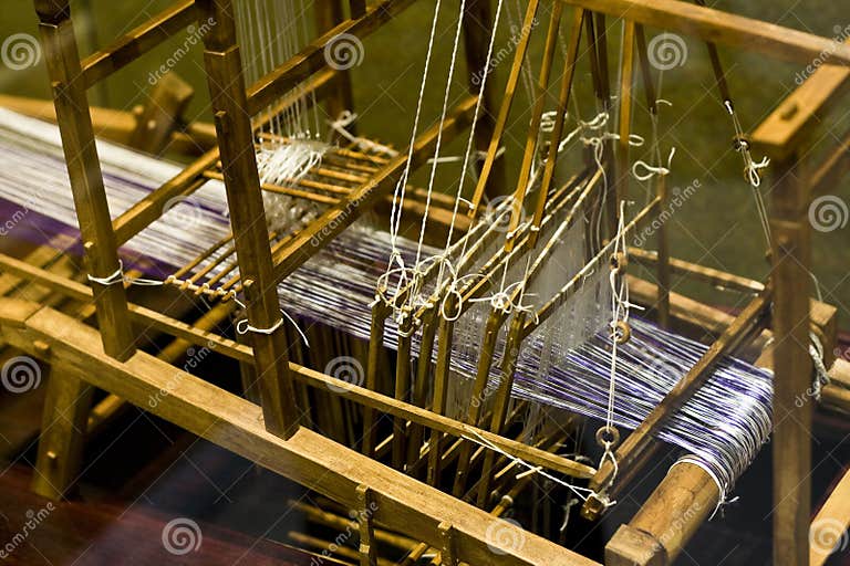 Ancient Chinese loom stock photo. Image of craft, homespun - 13920476
