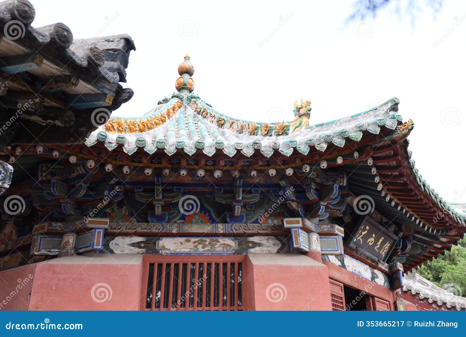 Ancient Chinese Mortise and Tenon Structure - Ming Dynasty Stock Image ...