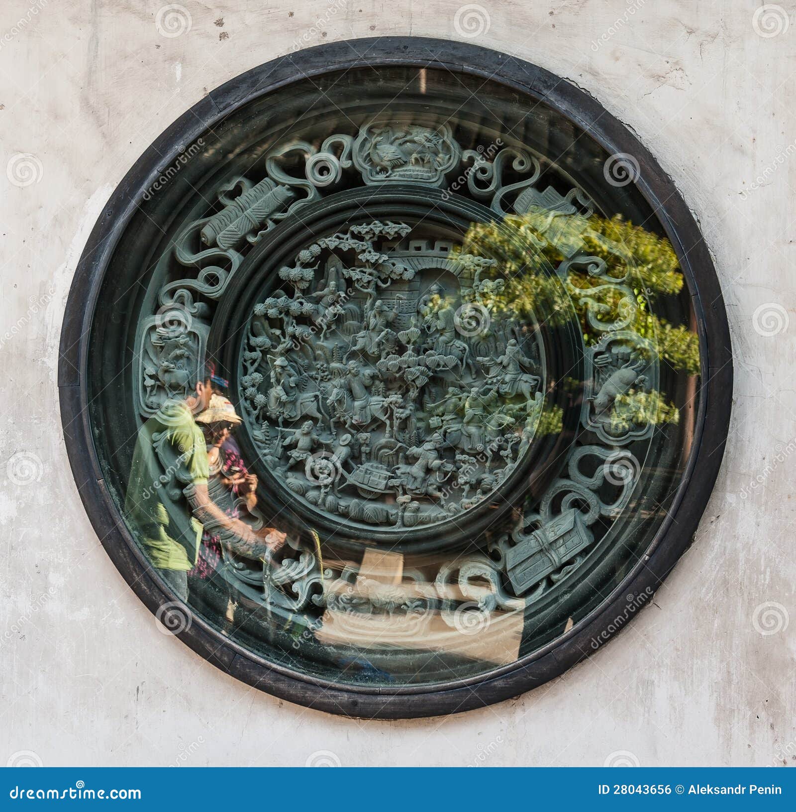 Ancient Chinese Painting Volumetric Stone Editorial Photo - Image of ...