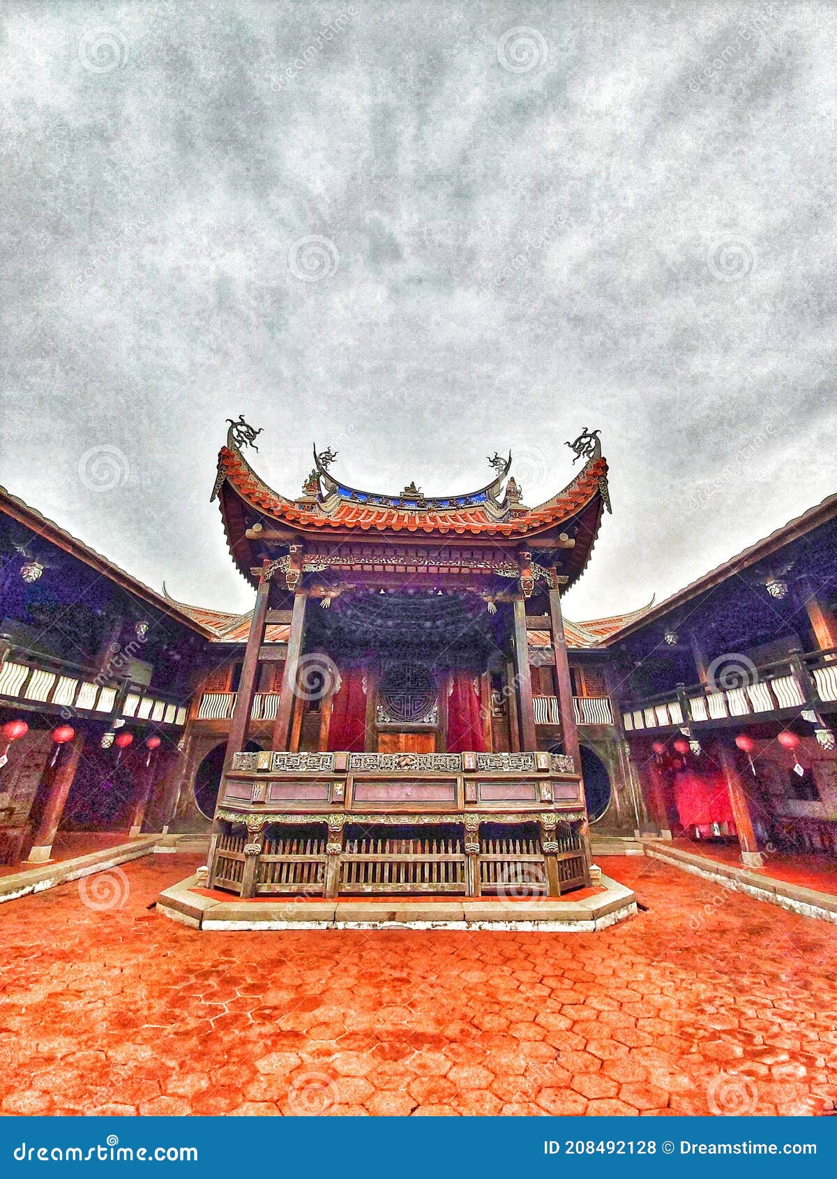 Ancient Chinese Palace Buildings that are Still Maintained Stock Photo ...