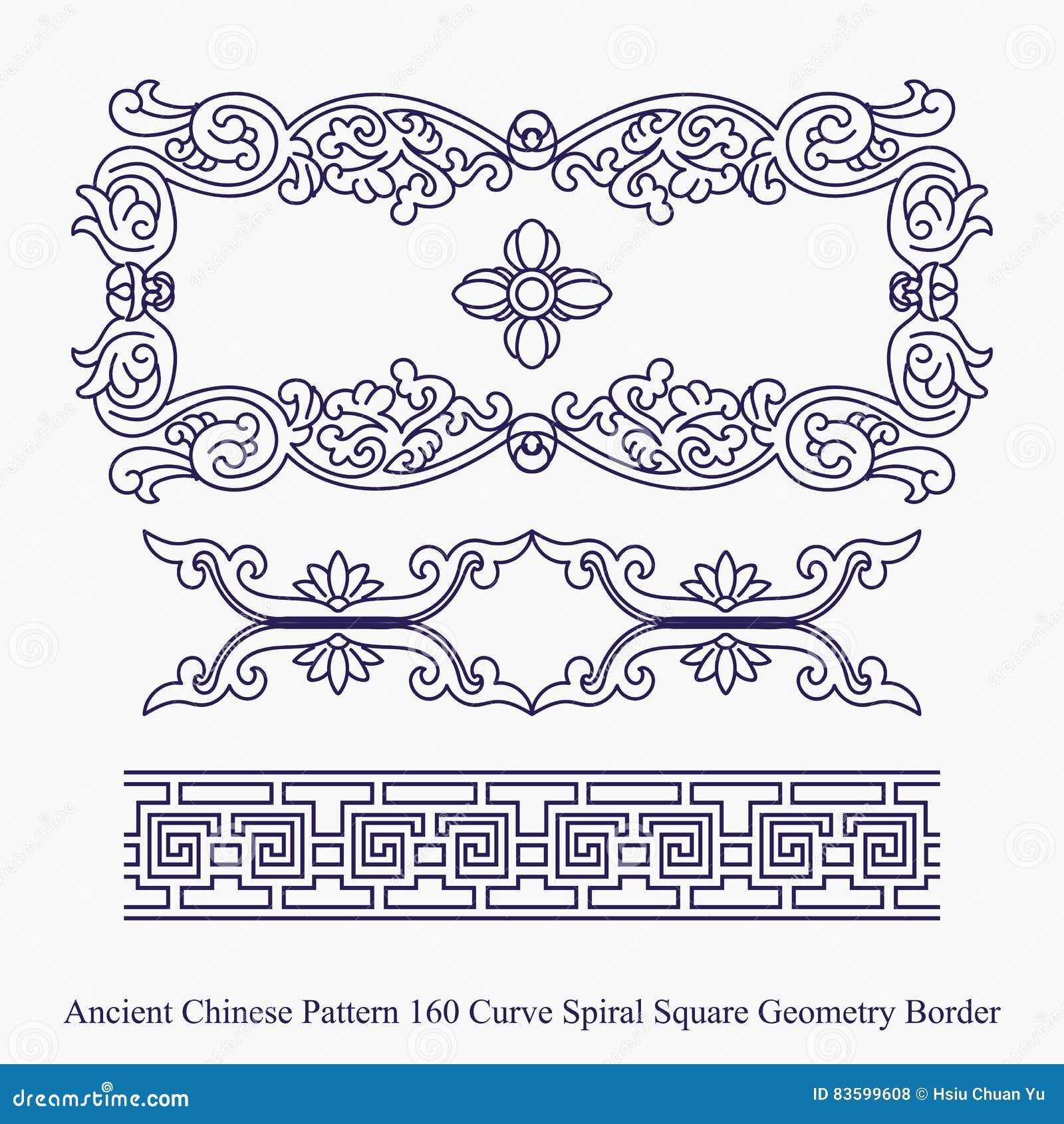 Chinese Designs And Patterns Borders
