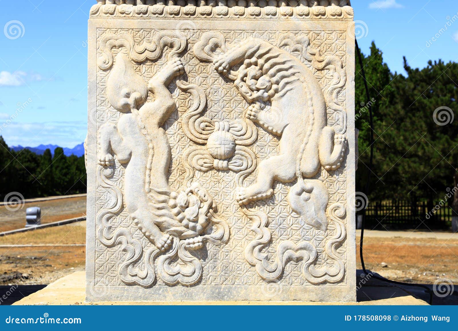 Ancient Chinese Stone Carving Stock Photo - Image of craft, oriental ...