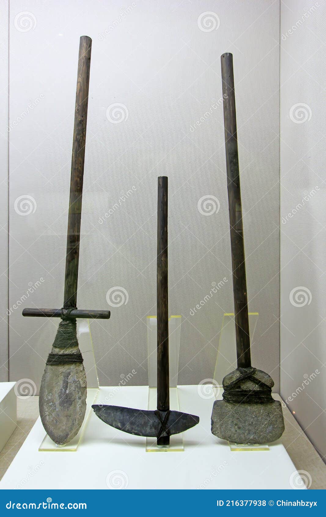 Ancient Chinese Stone Tools Editorial Stock Photo - Image of handle ...