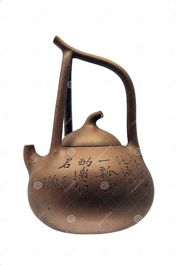 Ancient Chinese Teapot stock image. Image of earthen - 22530075