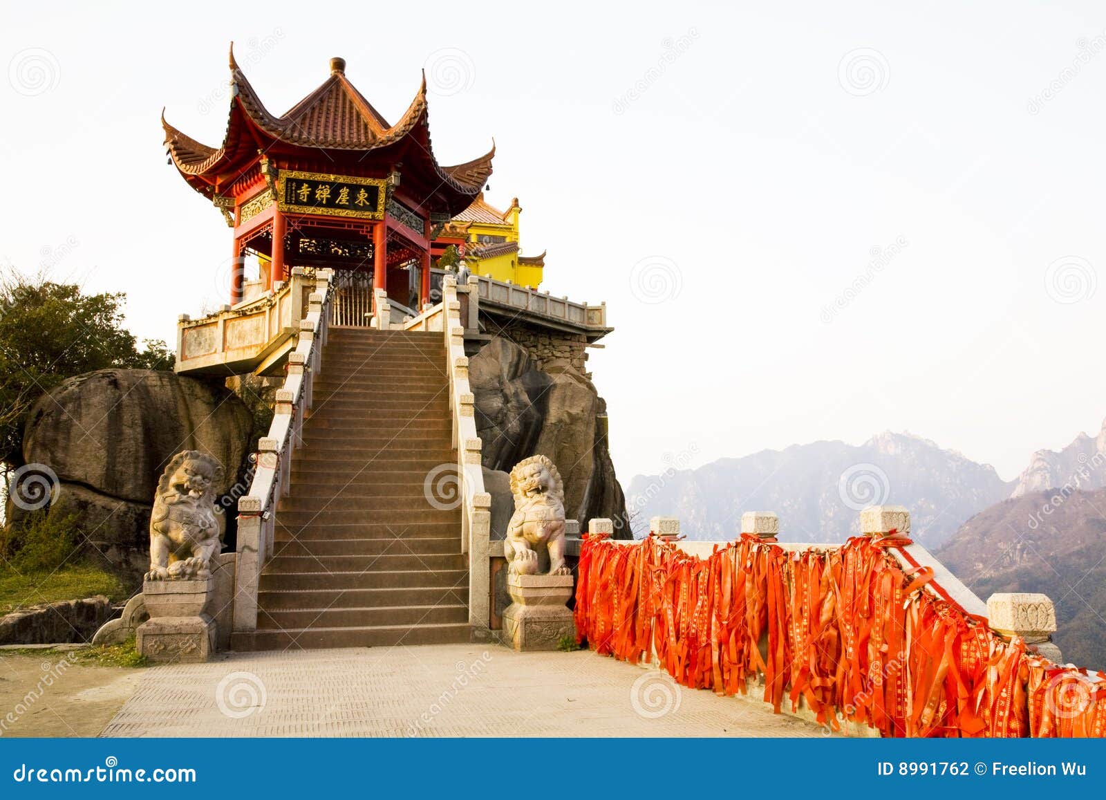 Sacred Trees On The Grounds Of Taiqing Gong Temple