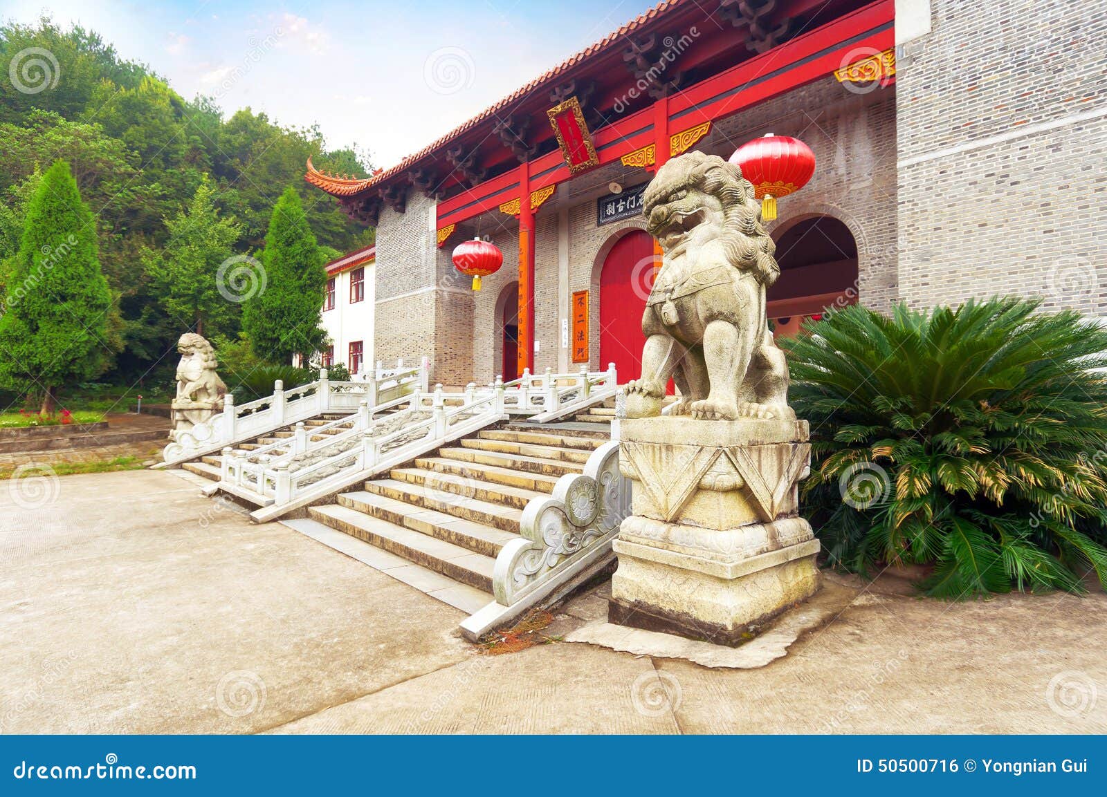 Ancient Chinese Temple stock photo. Image of east, asia - 50500716