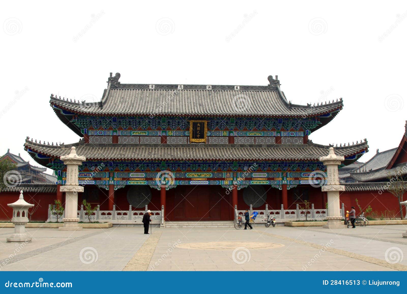 Ancient Chinese Traditional Architectural Style Stock Image - Image of ...