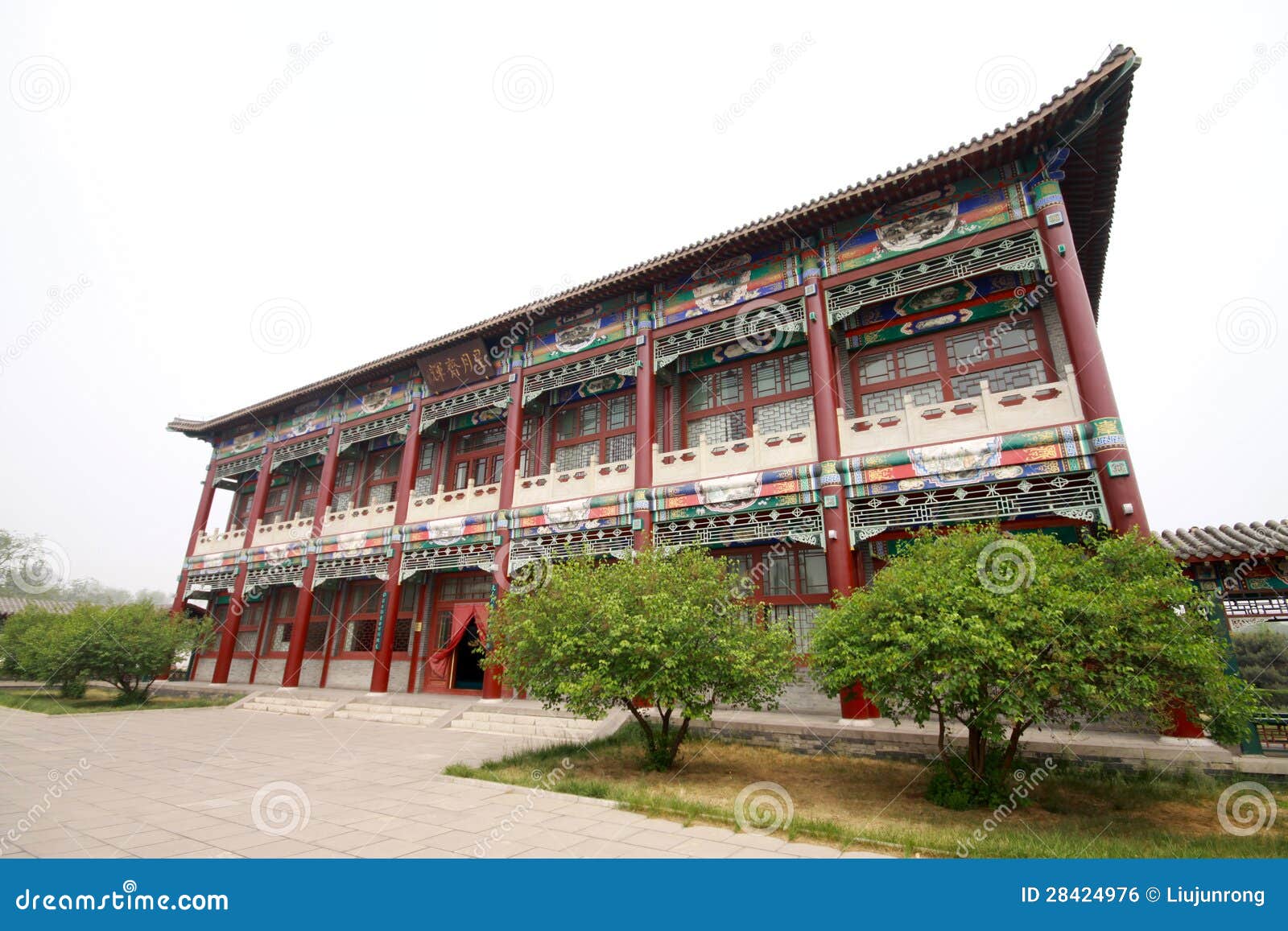 Ancient Chinese Traditional Architectural Style Stock Photo - Image of ...