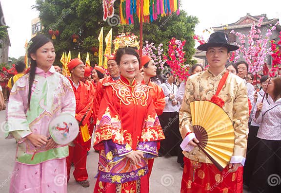 The Ancient Chinese Traditional Wedding Editorial Photography - Image ...
