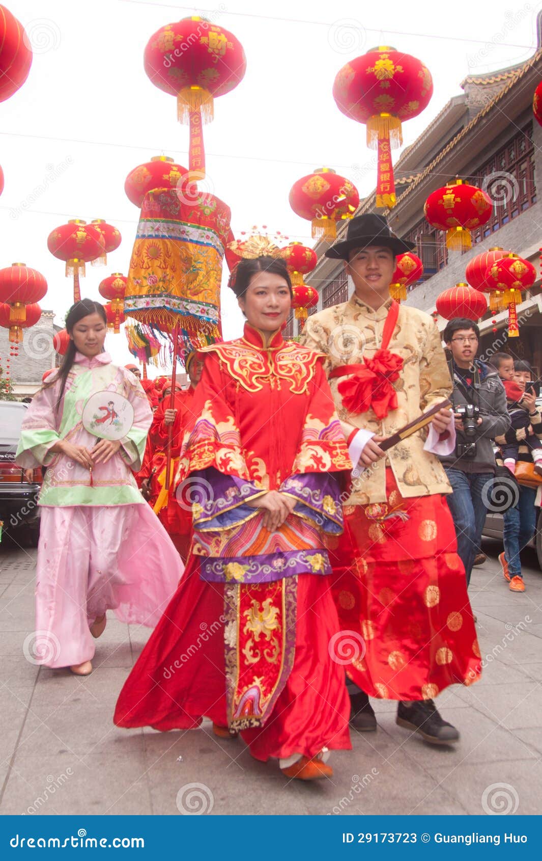 The Ancient Chinese Traditional Wedding Editorial Stock Photo - Image ...