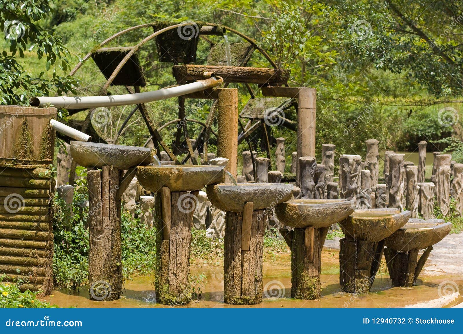 Ancient Chinese Water Circulation System Stock Photography - Image ...