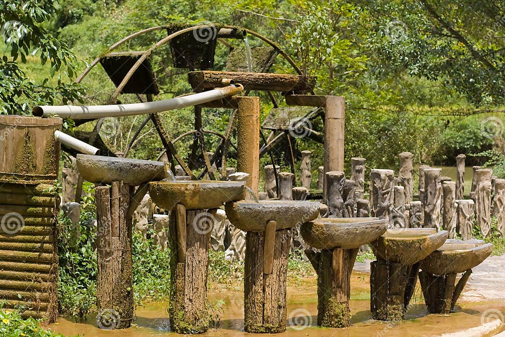 Ancient Chinese Water Circulation System Stock Photo - Image of mill ...