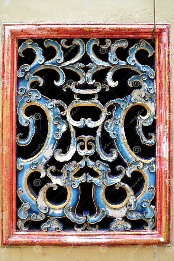 Ancient Chinese windows stock image. Image of countryside - 27927233