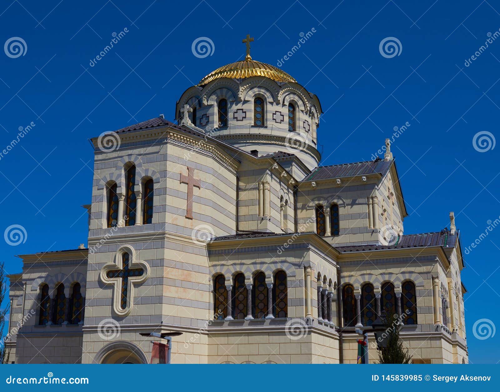 Ancient Christian Cathedral Stock Image - Image of crimea, church ...