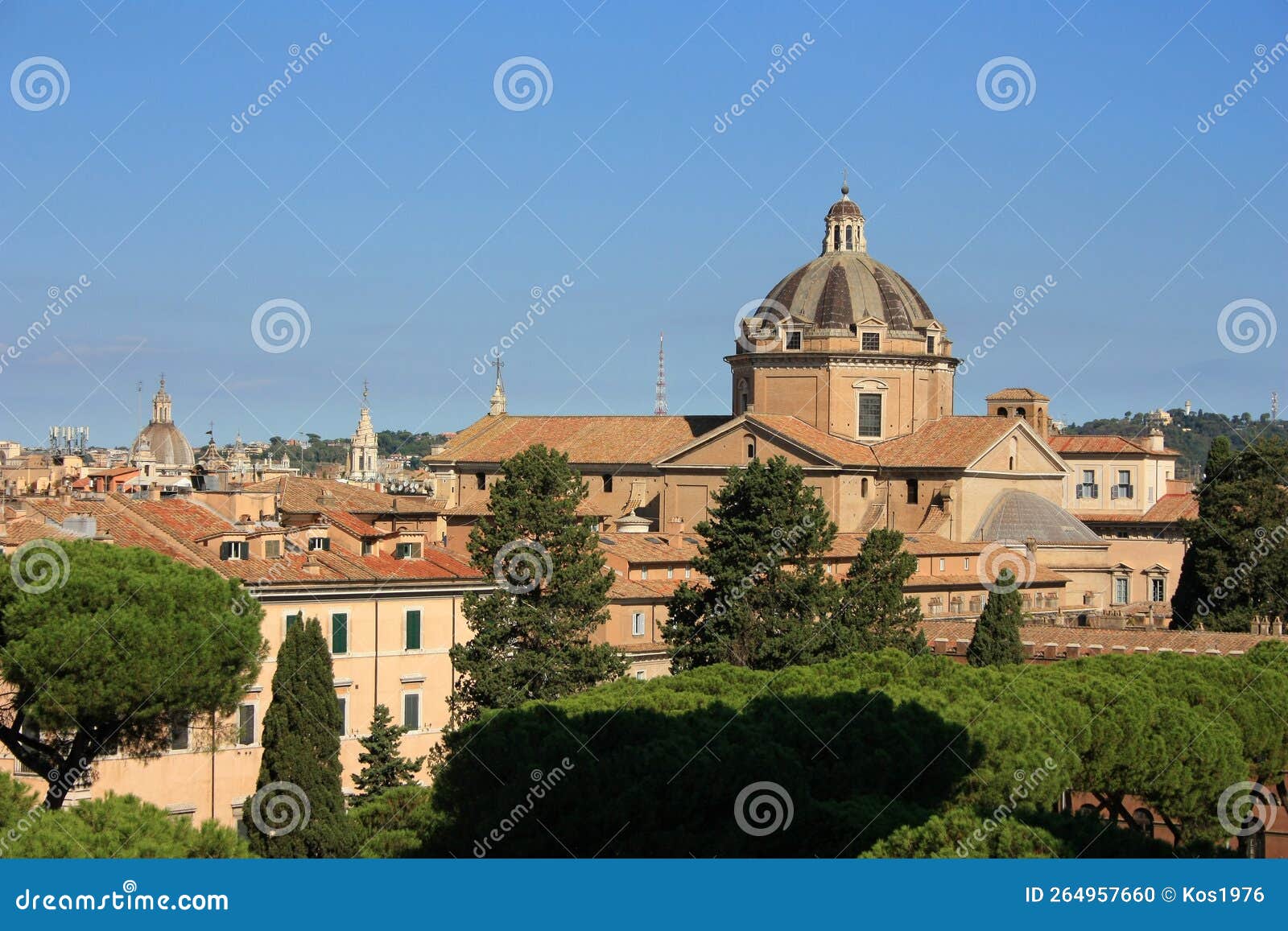 Ancient Christian Church in Rome Stock Photo - Image of ancient, church ...