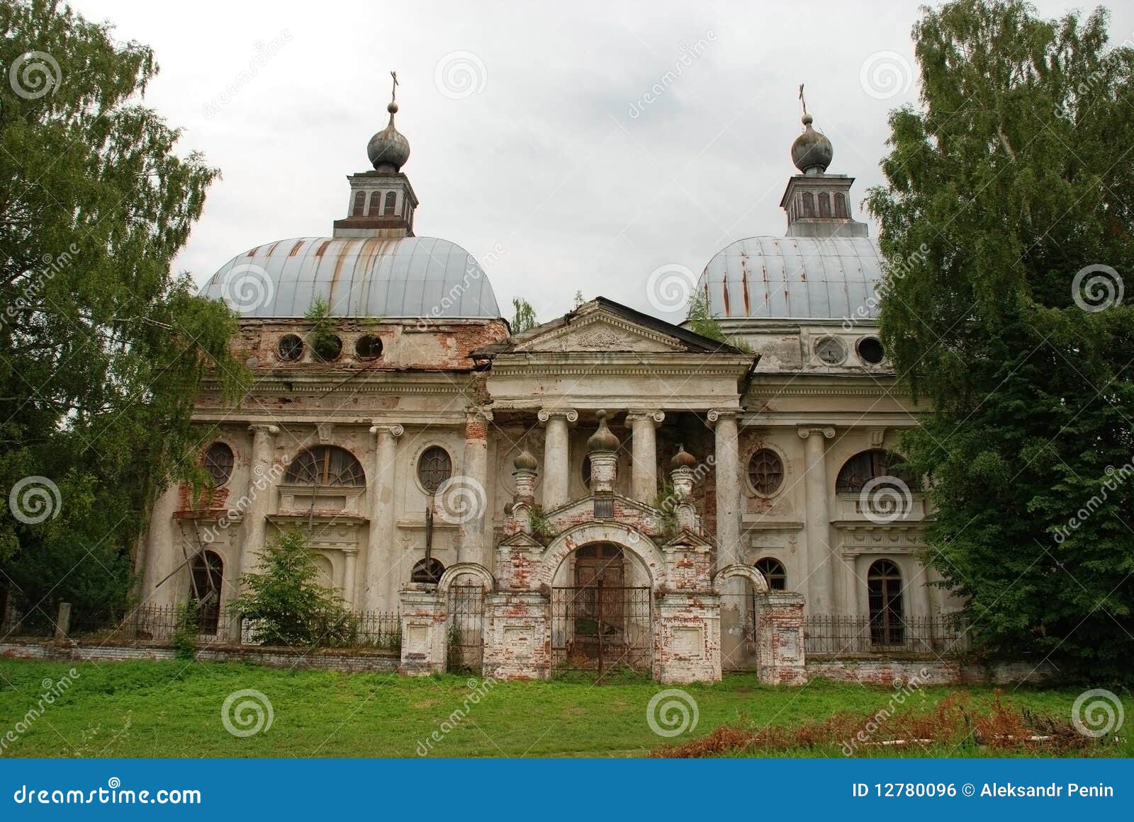 Ancient church stock photo. Image of fence, tower, faith - 12780096