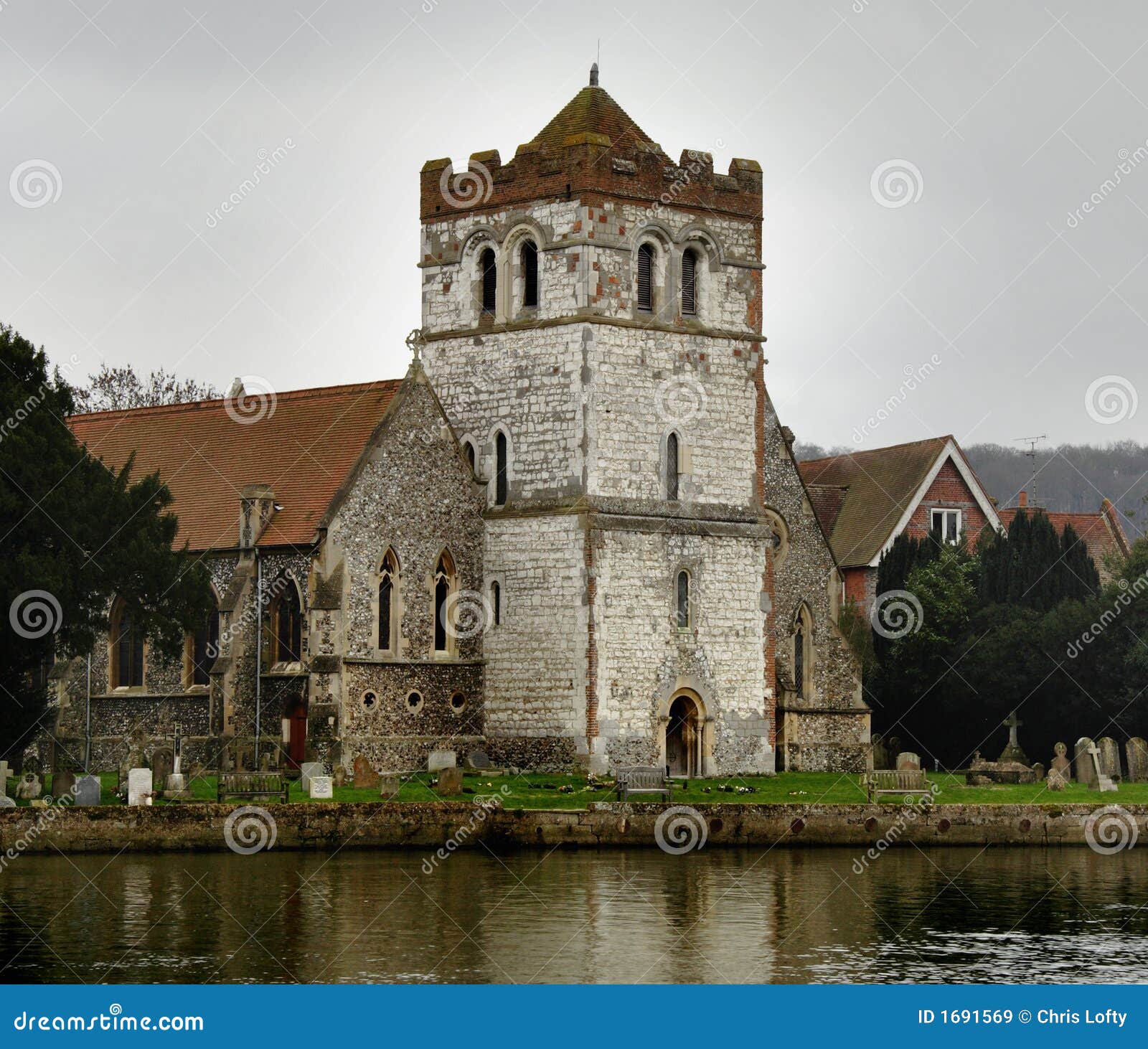 Ancient Church stock image. Image of peace, churchyard - 1691569