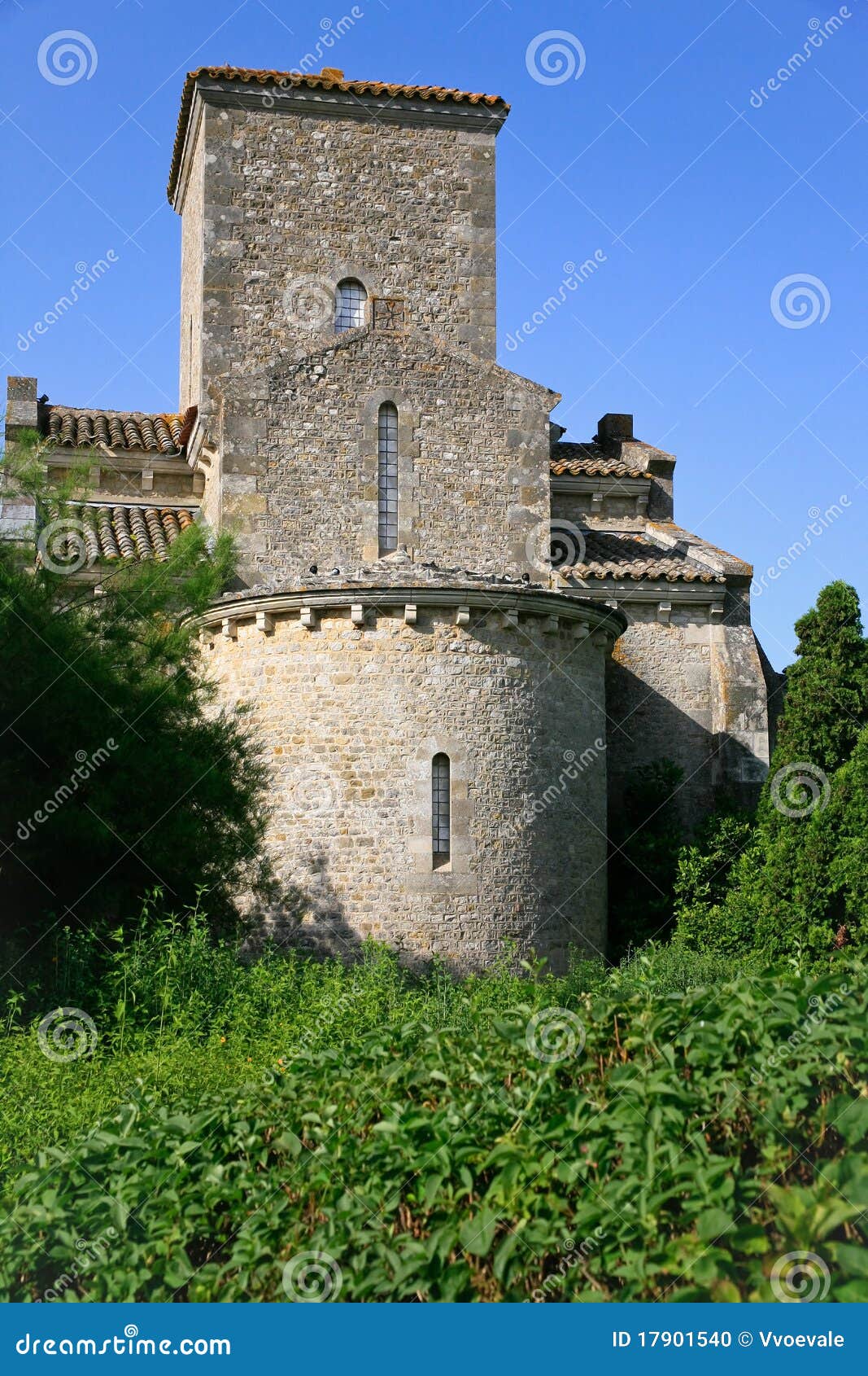 Carolingian Church View Of Medieval Fresco, Italian Architecture ...
