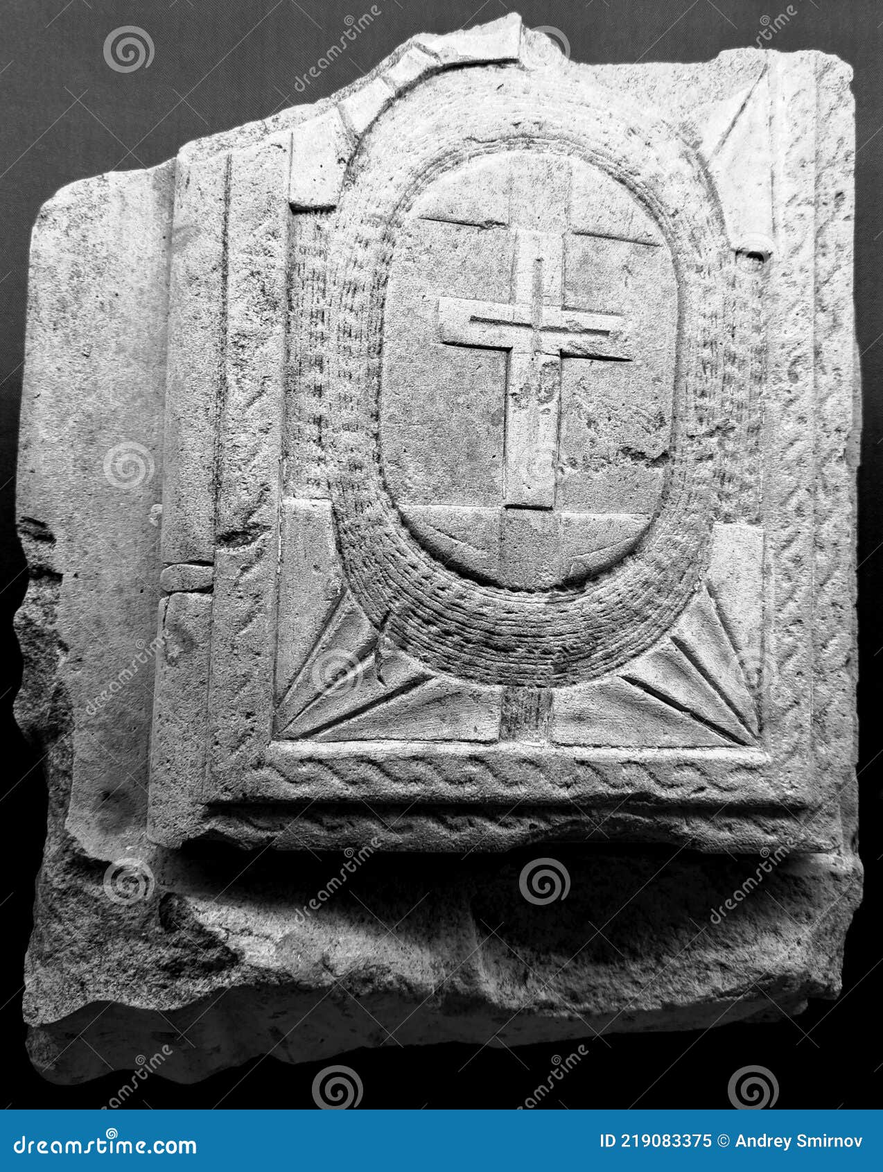 Ancient Church Fragment Architecture Stock Image - Image of plate ...