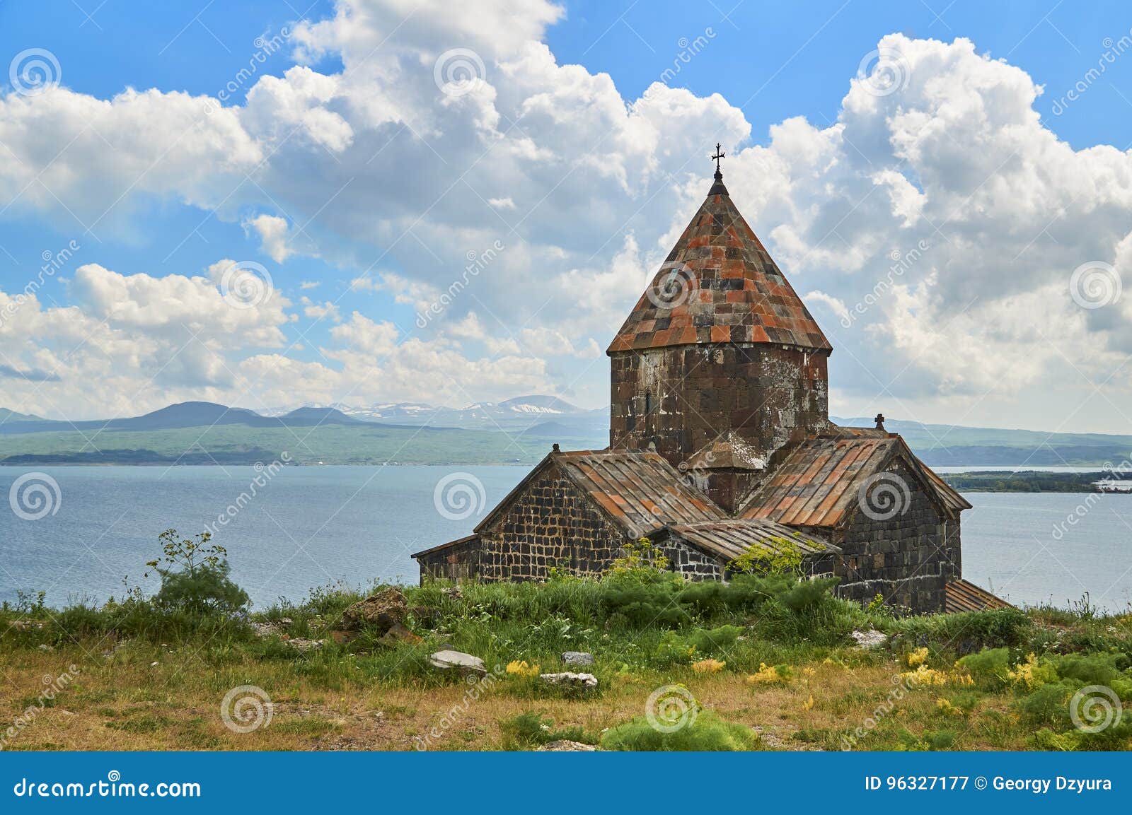Ancient Church in Monastery Sevanavank Stock Image - Image of monastery ...