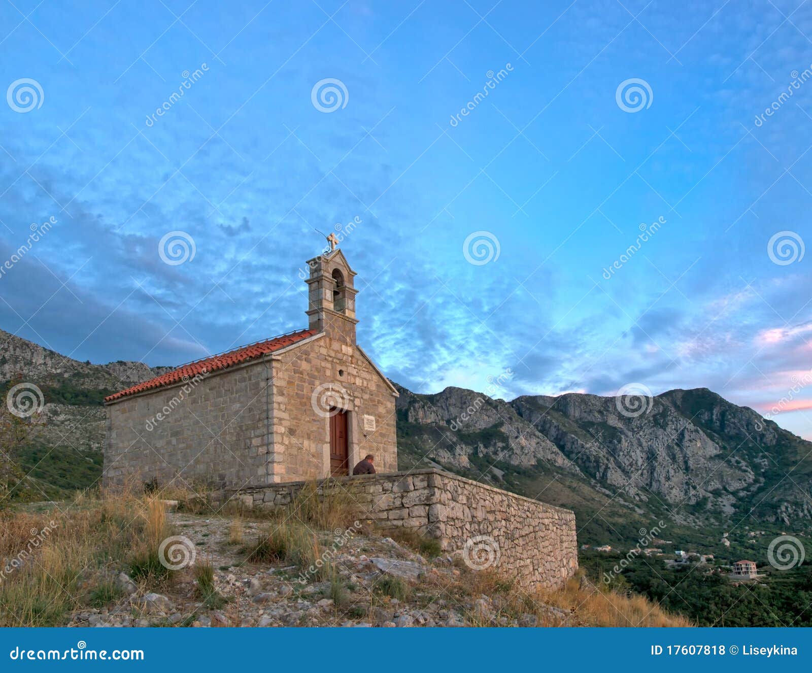 Ancient Church on the Top of Mountain Stock Photo - Image of building ...