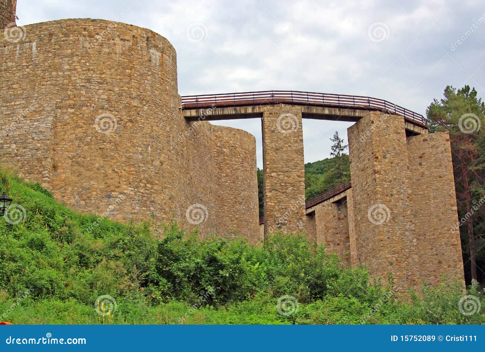 Ancient citadel stock image. Image of attack, branches - 15752089