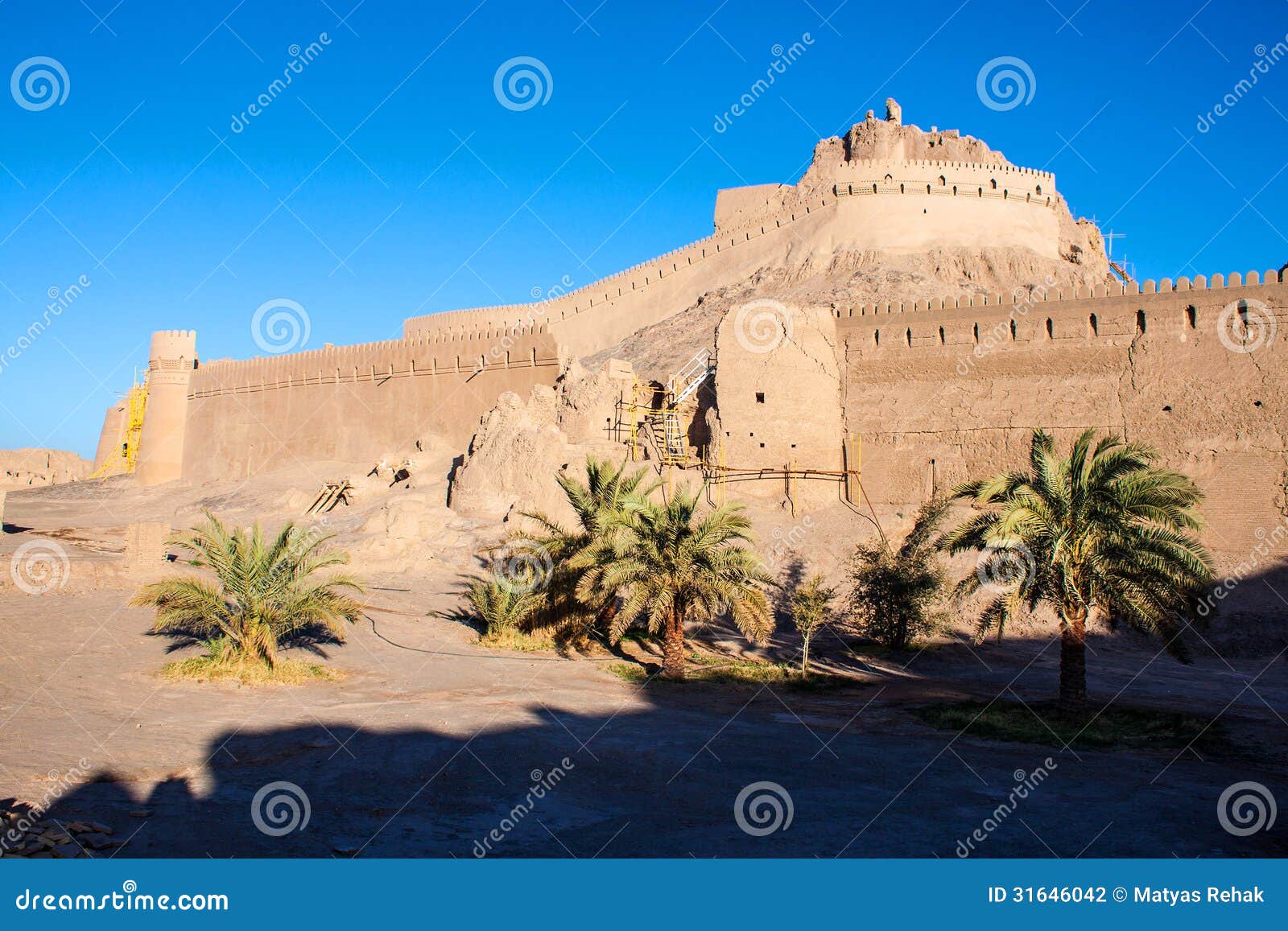 Ancient citadel of Bam stock photo. Image of defense - 31646042