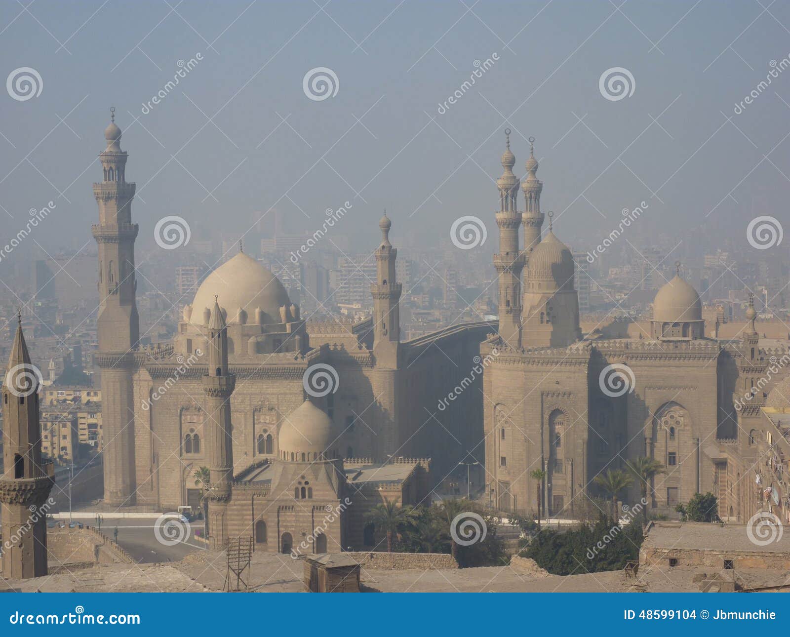 The Ancient Citadel in Cairo Egypt Stock Photo - Image of buildings ...
