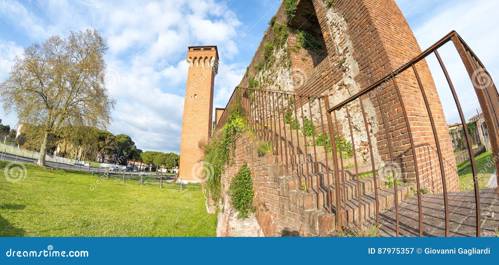 Ancient Citadel of Pisa, Italy Stock Image - Image of italy, tourism ...
