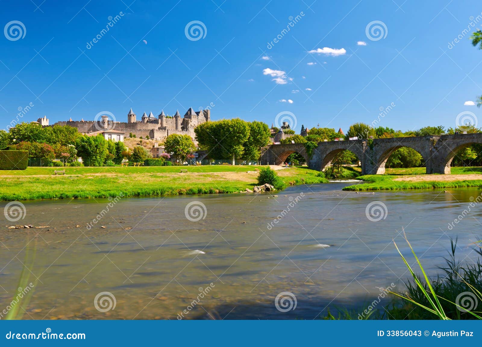 The Ancient Citte of Carcassonne in France Stock Image - Image of ...